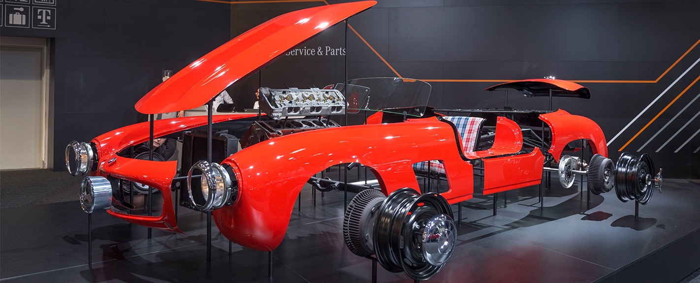 300 SL Exponat - Das Schauwerk